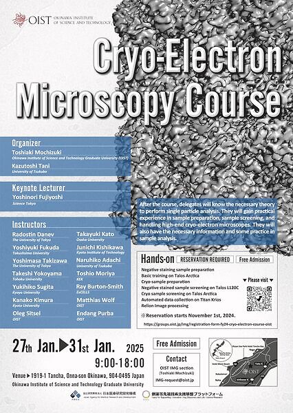 2025 Cryo-Electron Microscopy Course | OIST Groups